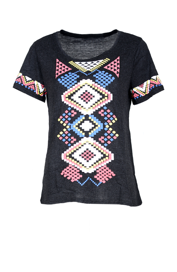 Color Blocking top Black | Fashion Musthaves