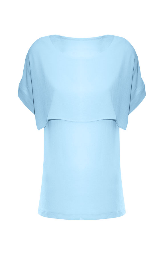 Loose Baby Blue Top | Fashion Musthaves