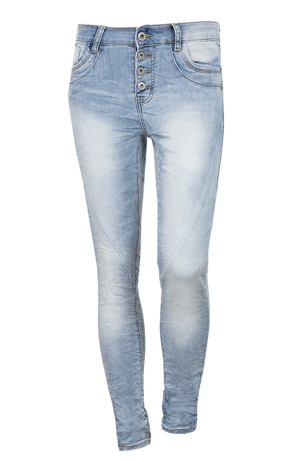 Chino Jeans Washed Blue | fashionmusthaves.nl