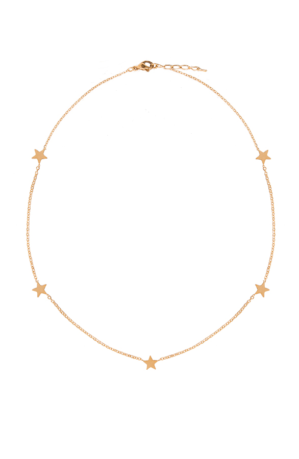 Ster Ketting Minimal Goud | fashionmusthaves.nl