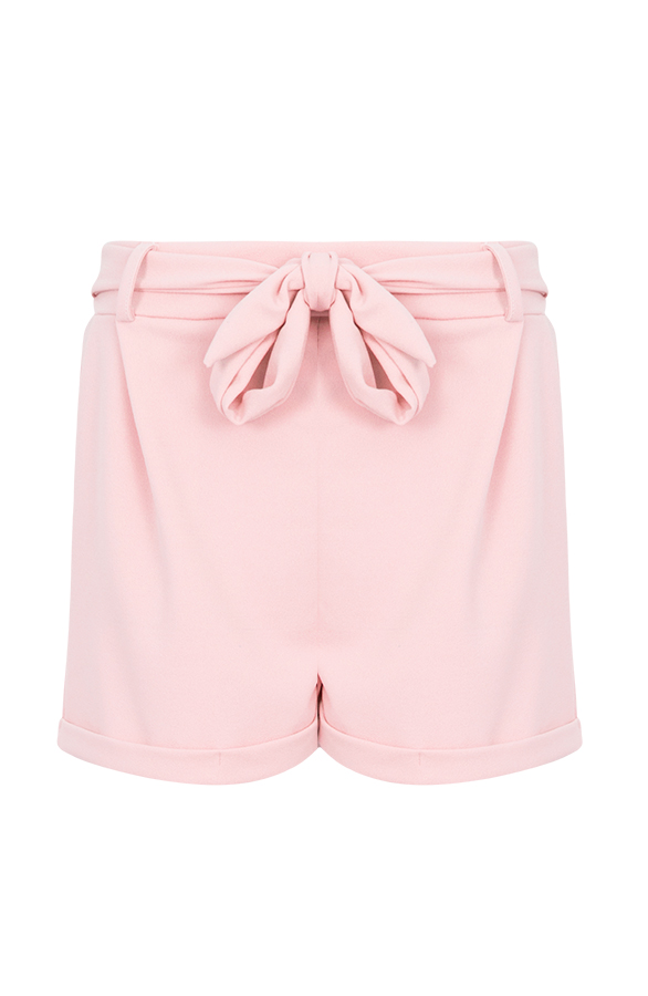 Basic Strik Short Poederroze | fashionmusthaves.nl