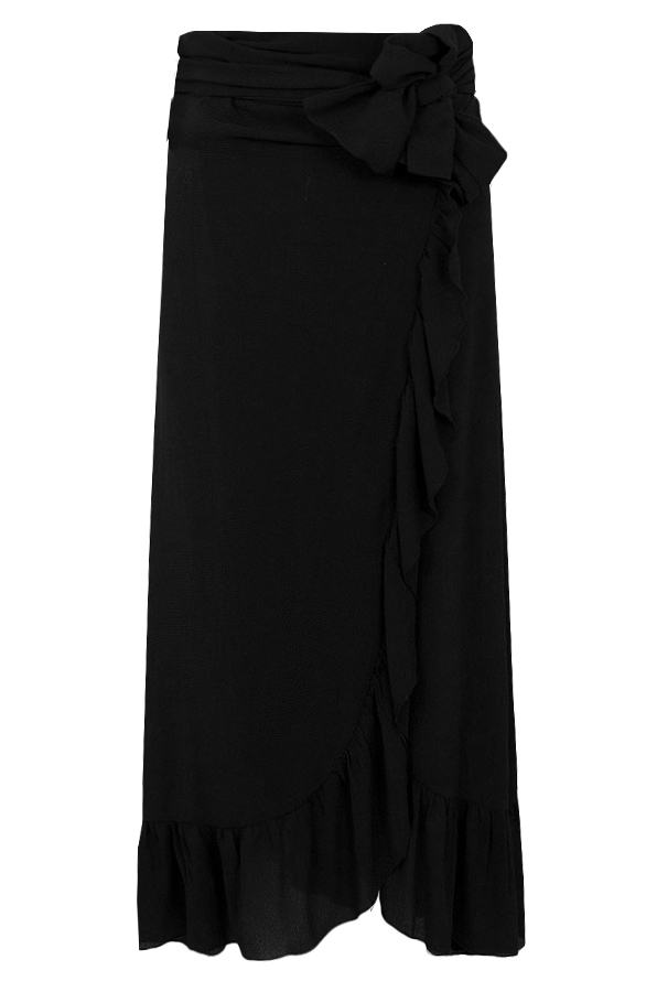 Wikkel Rok Zwart | fashionmusthaves.nl