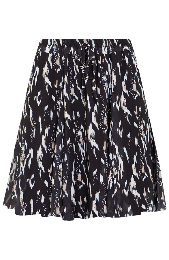 Plooien Rok Panterprint | fashionmusthaves.nl
