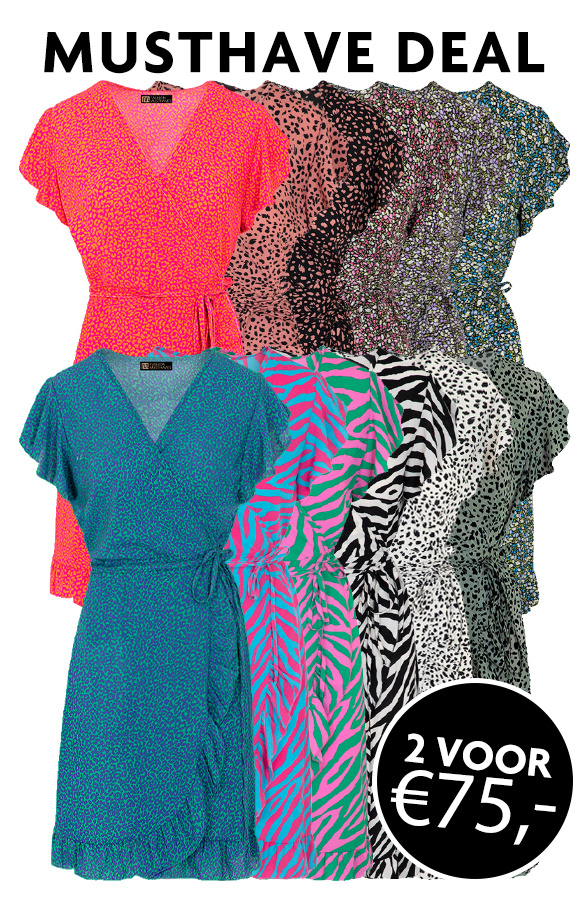 Musthave Deal Wikkel Jurken | Fashionmusthaves.nl