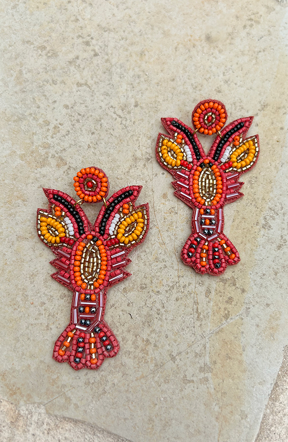 Handmade Lobster Beads Oorbellen | Fashionmusthaves.nl